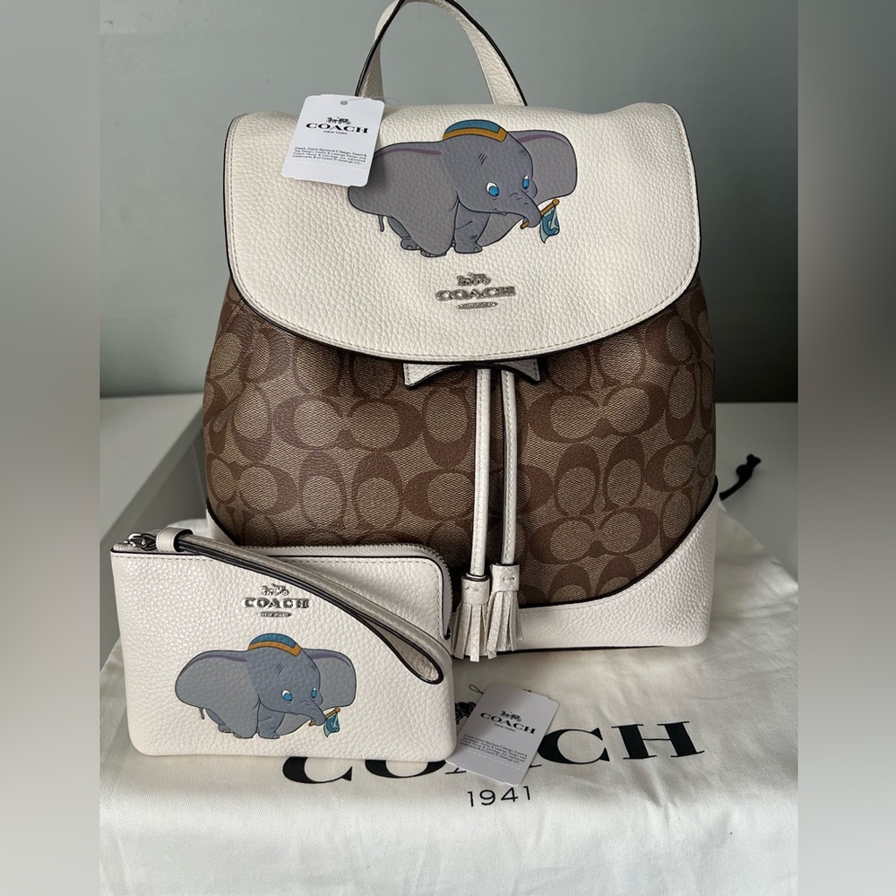 Disney X Coach Limited Edition Backpack With Dumbo An… - Gem
